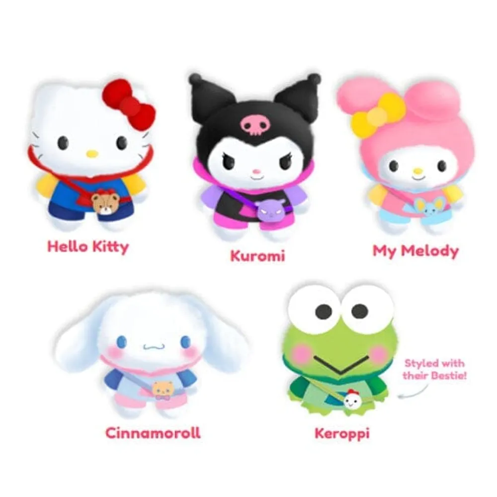 Showcase Hello Kitty And Friends Hoodie Crew 8" Interactive Plush Toys ...