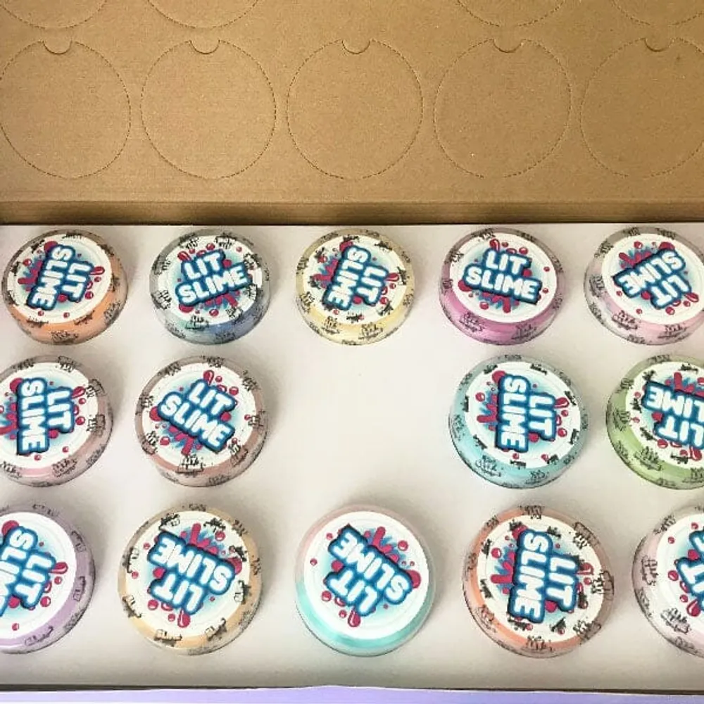 Showcase LIT Slime Novelty Fidget Putty Advent Calendar Mystery Box ...