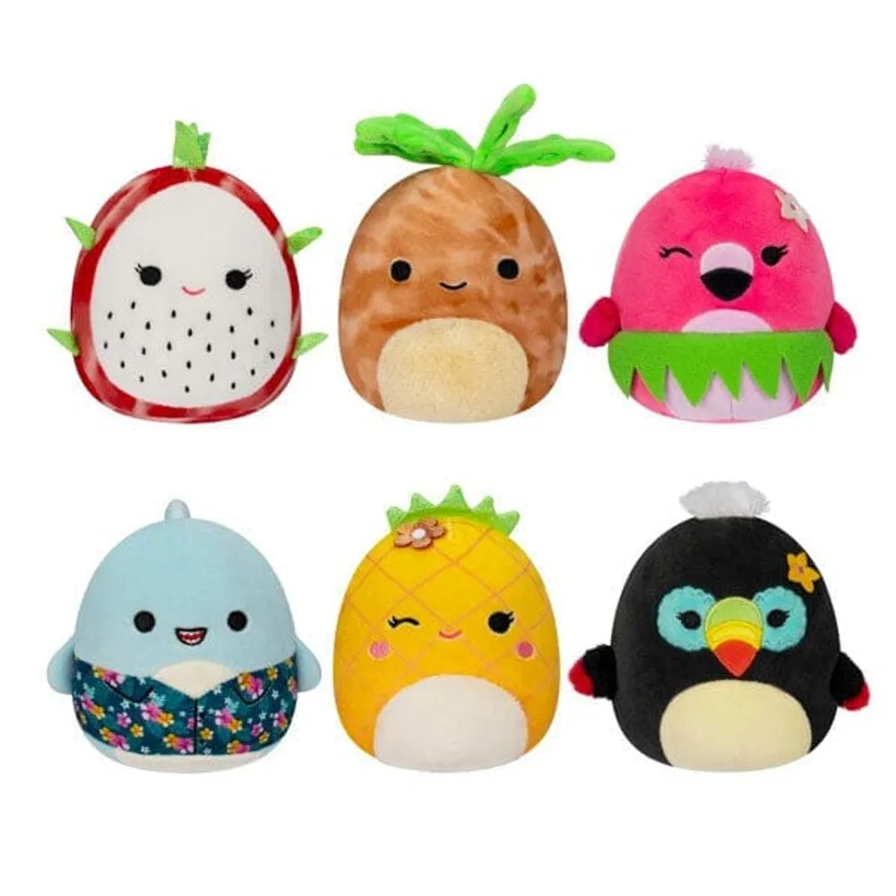 Showcase Squishmallows Plush Toys Blind Bag | 5" Scented Tropical ...