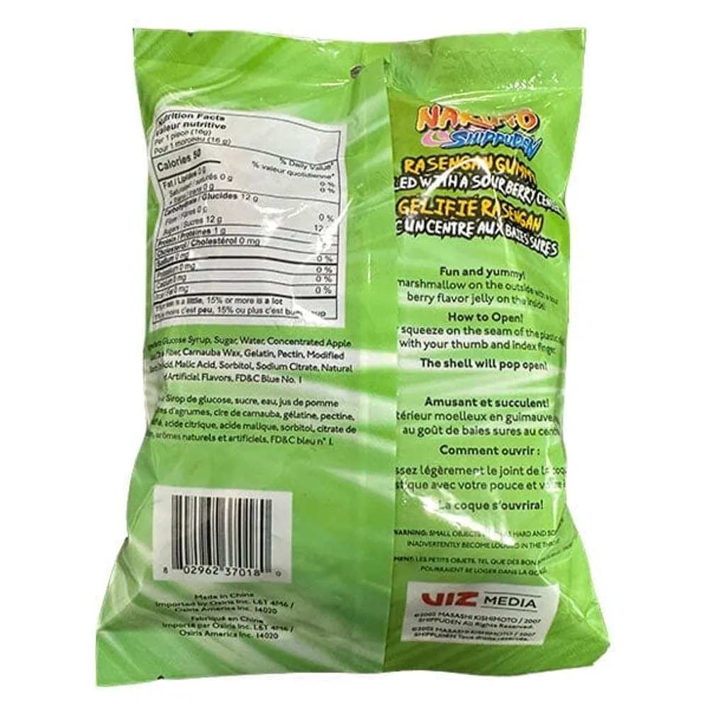 Showcase Naruto Shippuden Rasengan Gummy Candy (132g) | Showcase ...
