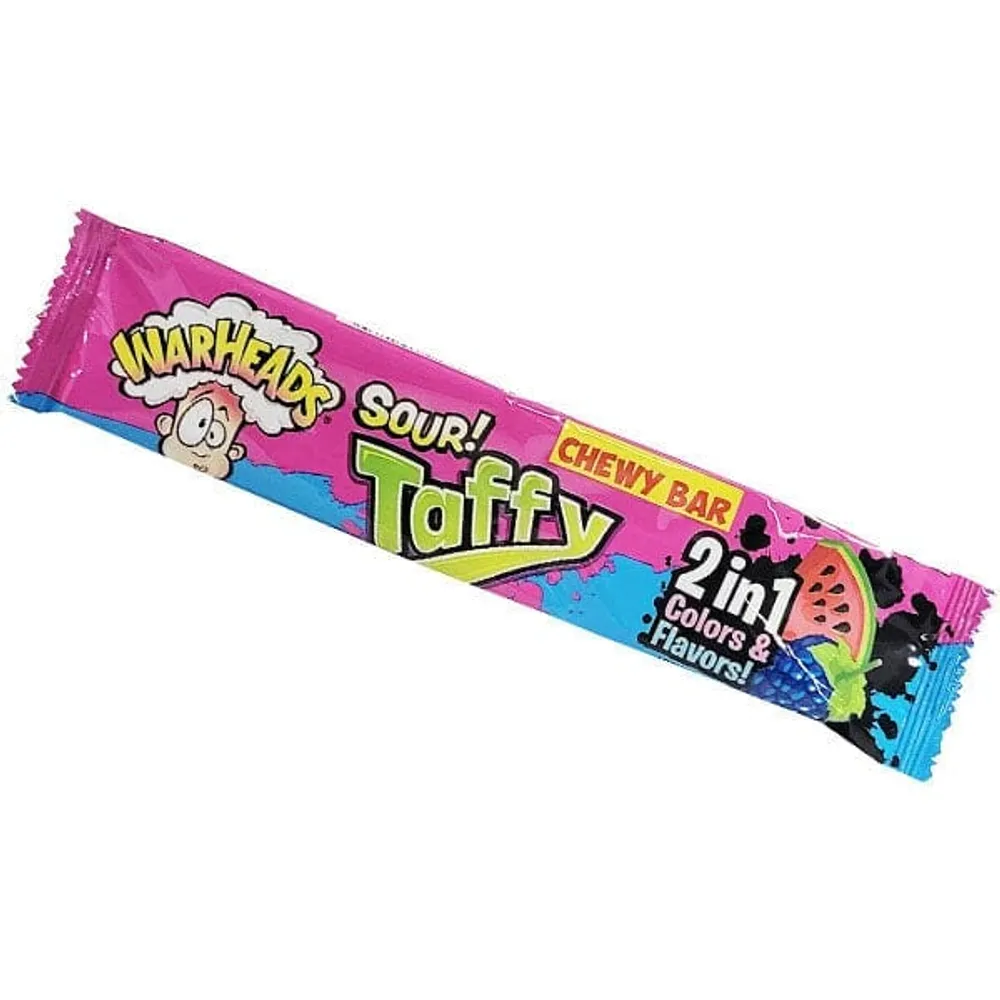 Showcase Toxic Waste 2-in-1 Sour Taffy Chewy Bar (42g) | NEW! Flavors ...