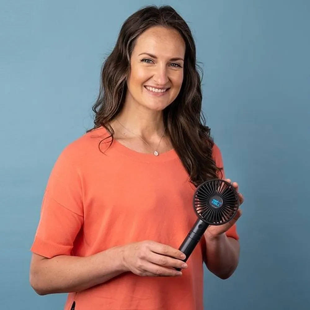 Showcase Cool Chill Rechargeable Portable Tripod Turbo Fan | As Seen on ...