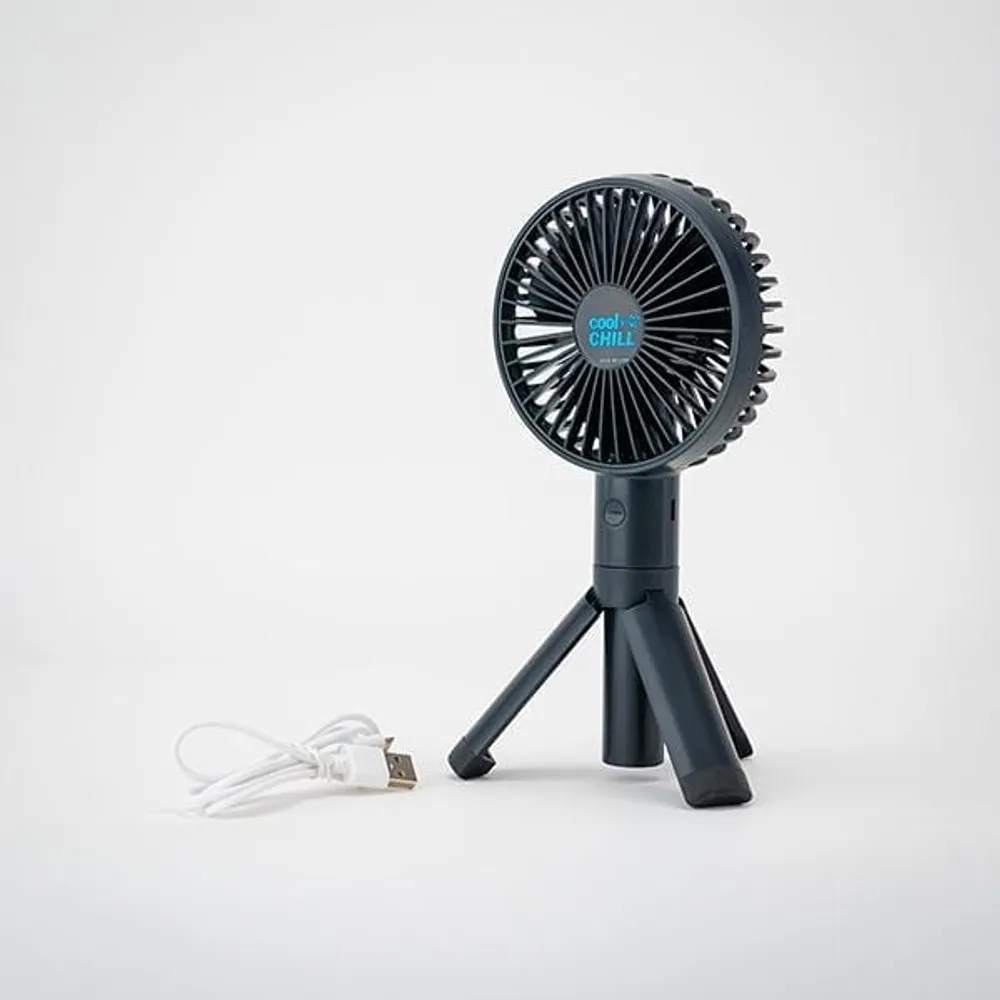 Showcase Cool Chill Rechargeable Portable Tripod Turbo Fan | As Seen on ...