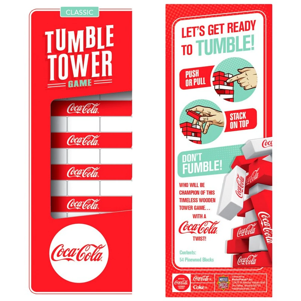 London Drugs Coca-Cola Wood Block Tumble Tower | Coquitlam Centre