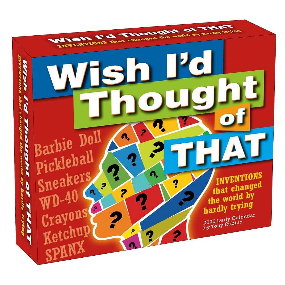Sellers Publishing Wish Id Thought Of Inventions 2025 Desk Calendar ...