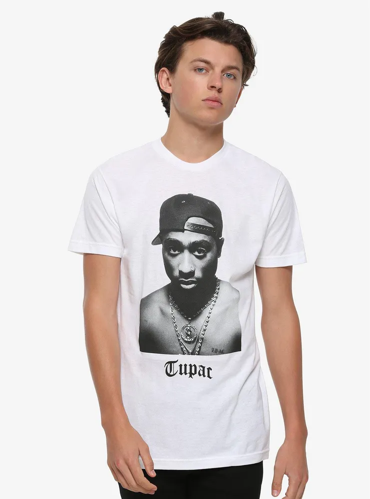 Hot Topic Tupac Black & White Photo T-Shirt | Mall of America®