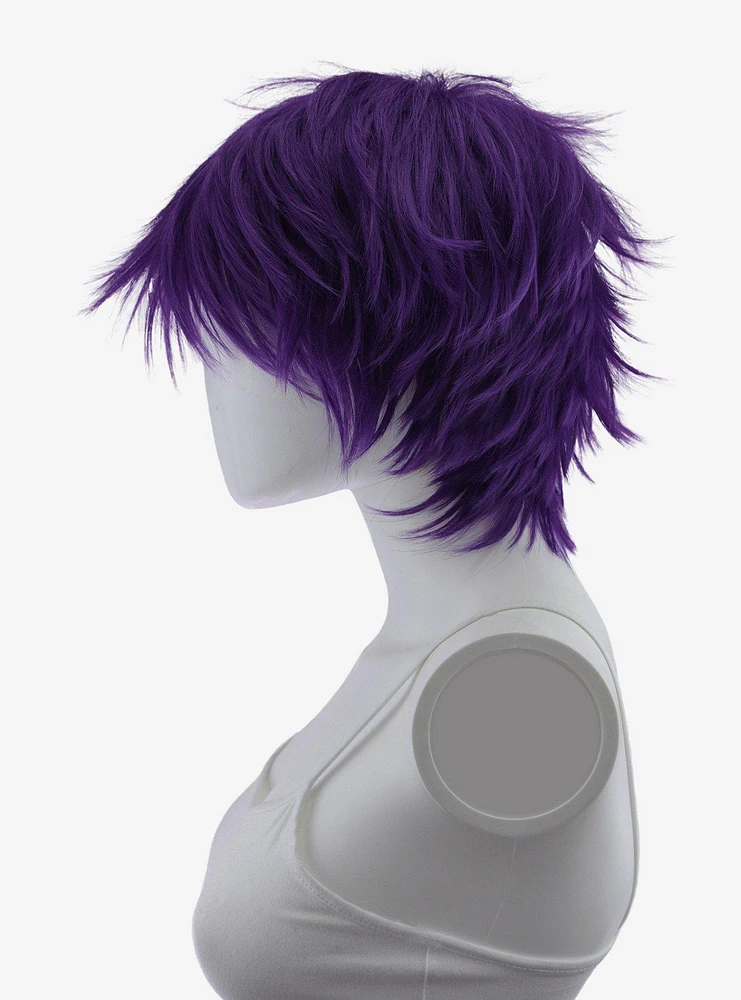 Hot Topic Epic Cosplay Apollo Royal Purple Shaggy Wig for Spiking at ...