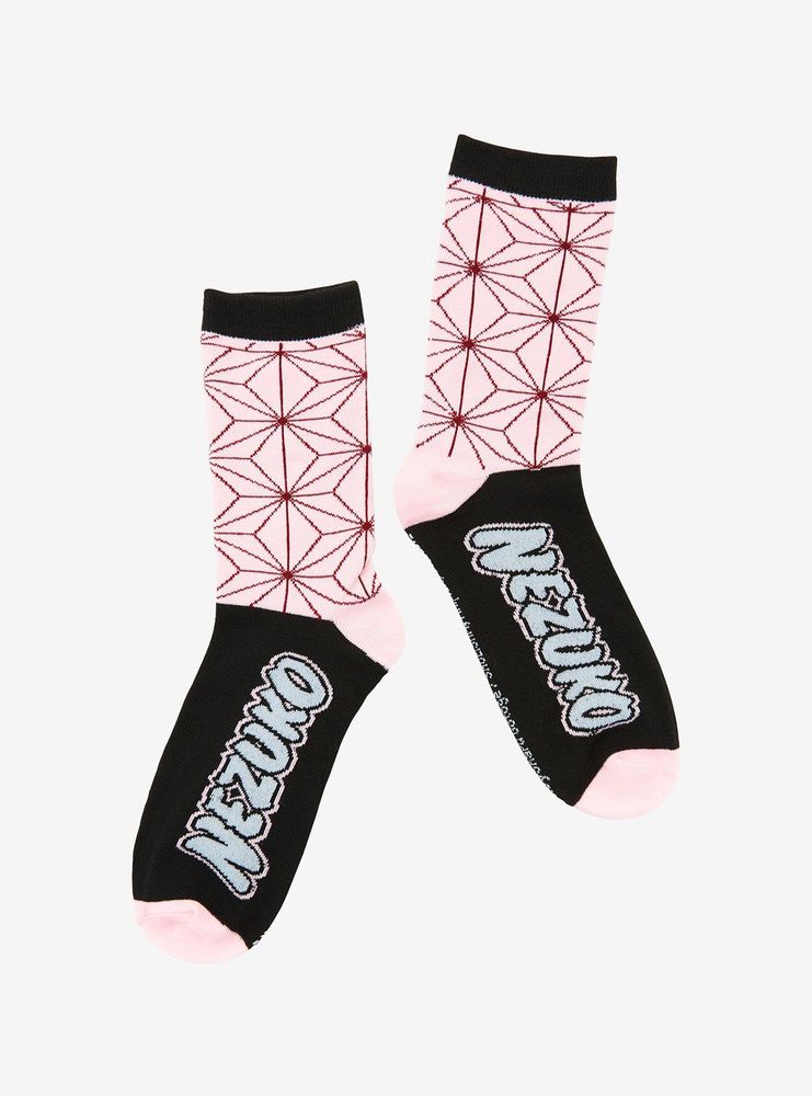 Boxlunch Demon Slayer: Kimetsu no Yaiba Nezuko Socks - BoxLunch ...