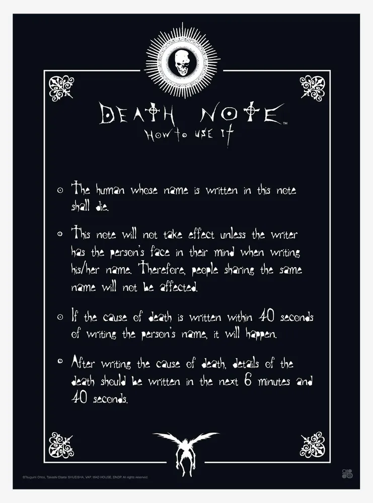 Death Note Poster Set | Mall of America®