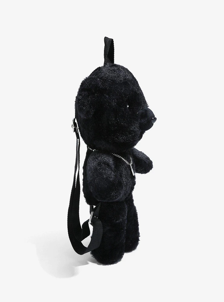 Hot Topic Black Teddy Bear Plush Backpack | Mall of America®