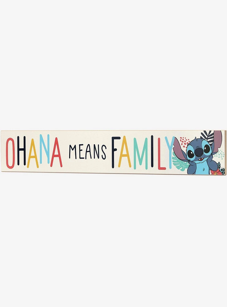 Hot Topic Disney Lilo & Stitch Ohana Means Family Wall Decor | Mall of ...