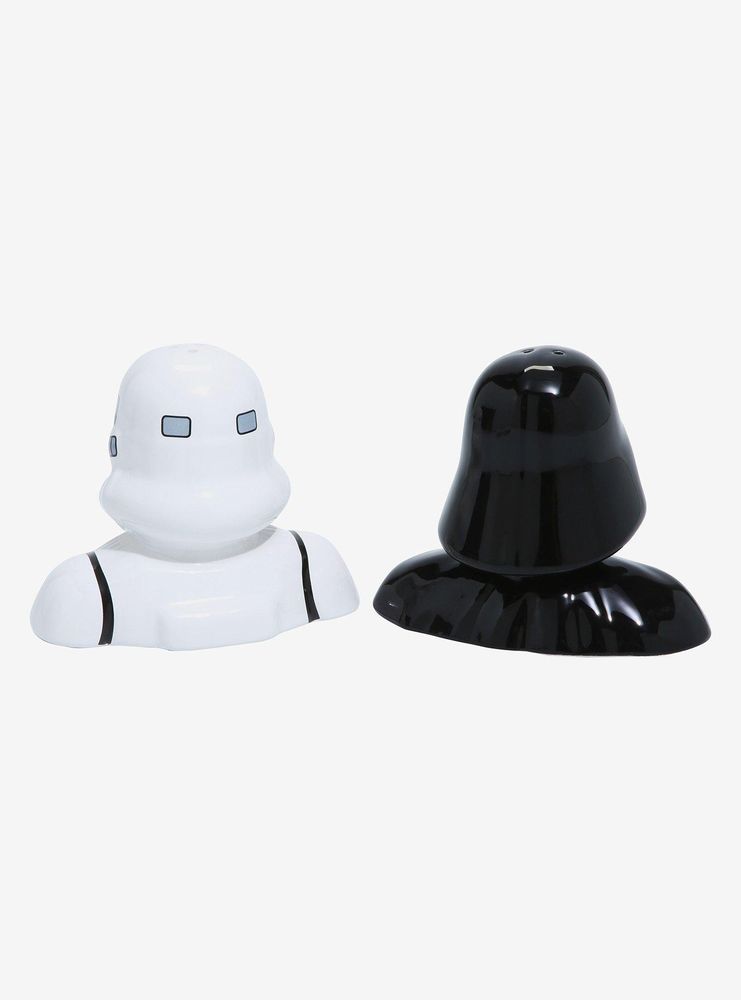 Boxlunch Star Wars Darth Vader & Stormtrooper Figural Salt & Pepper ...