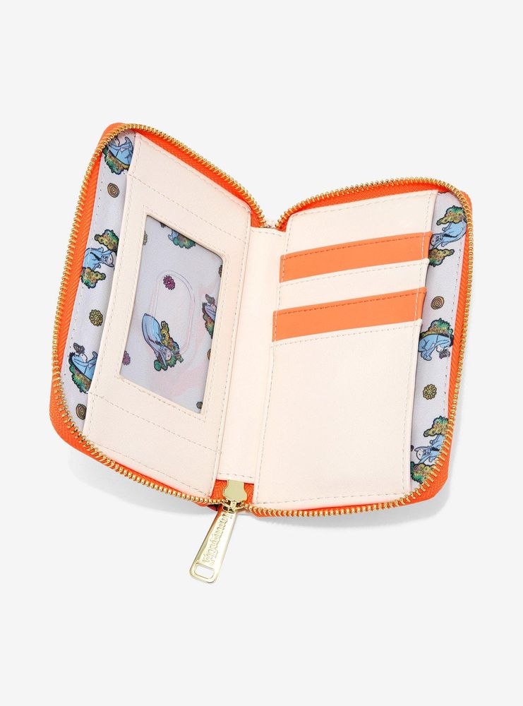 Boxlunch Loungefly Disney Winnie the Pooh Eeyore Floral Small Zip ...