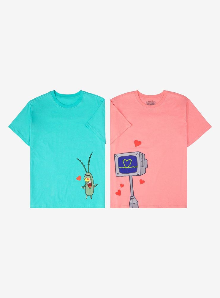Boxlunch SpongeBob SquarePants Plankton Hearts T-Shirt - BoxLunch ...