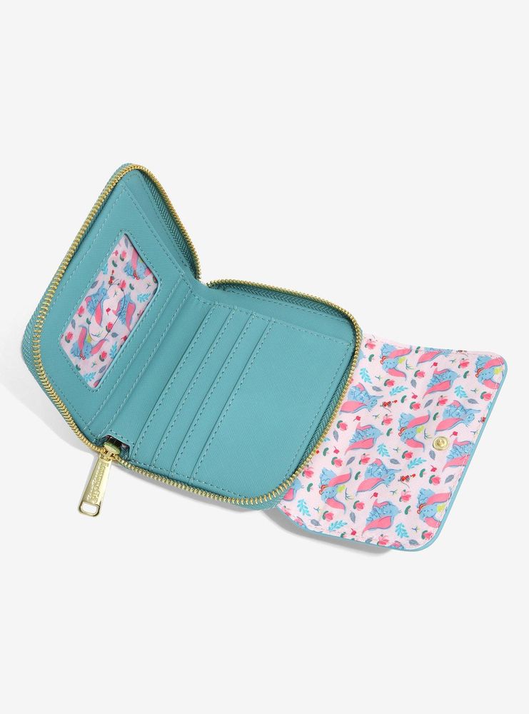 Boxlunch Loungefly Disney Dumbo Floral Small Zip Wallet - BoxLunch ...