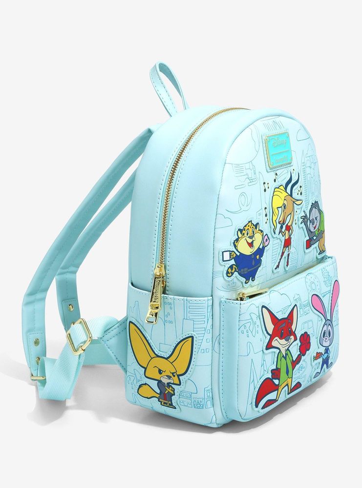 Boxlunch Disney Zootopia Chibi Characters Mini Backpack - BoxLunch ...