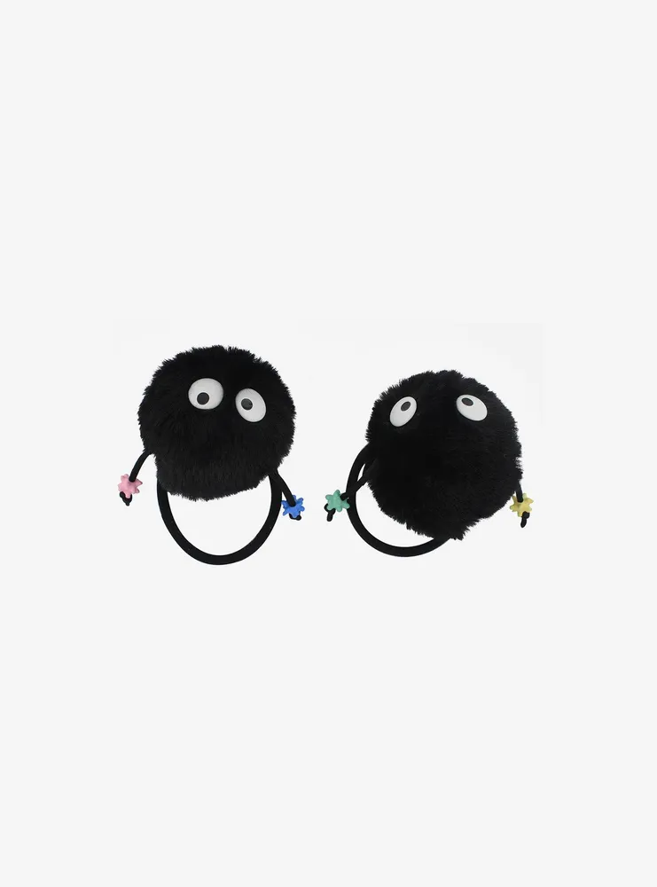 Hot Topic Studio Ghibli Spirited Away Soot Sprite Pom Hair Tie Set ...