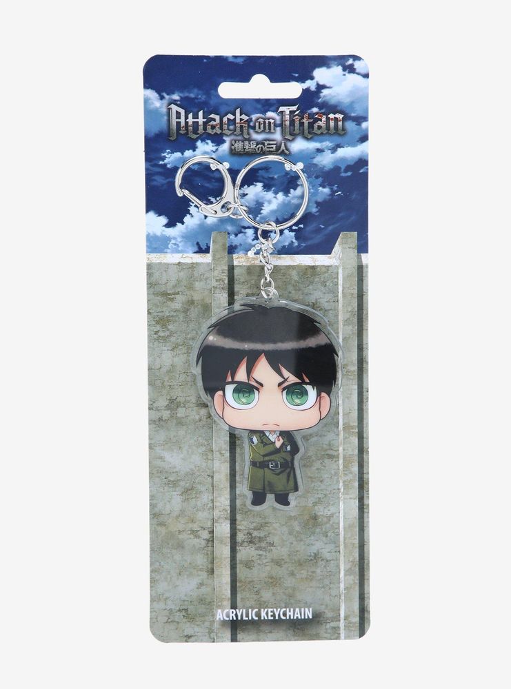 Boxlunch Attack on Titan Chibi Eren Acrylic Keychain - BoxLunch ...