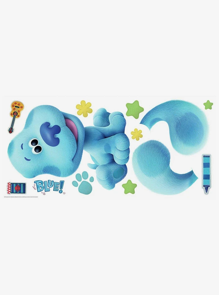 Hot Topic Nickelodeon Blue's Clues Peel & Stick Giant Wall Decals ...