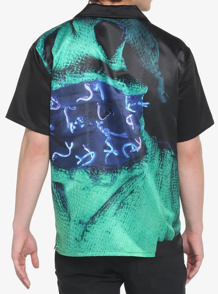 Hot Topic The Nightmare Before Christmas Oogie Boogie's Face Woven ...