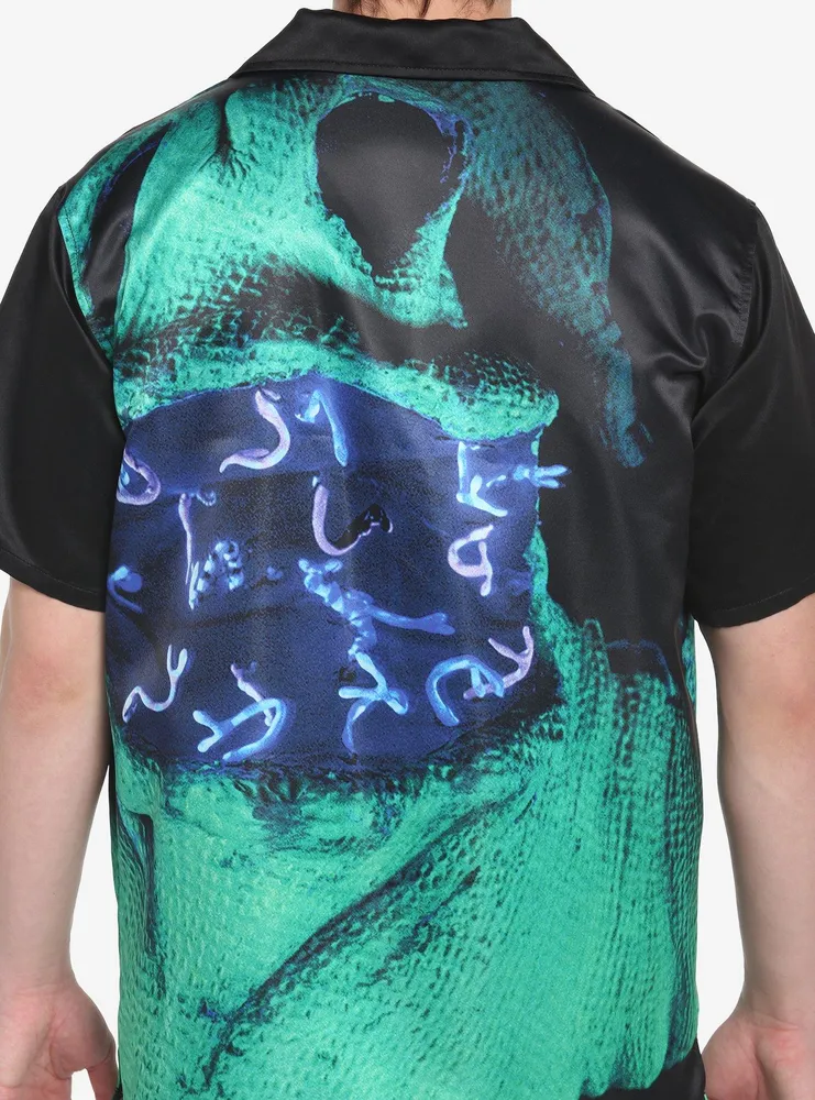 Hot Topic The Nightmare Before Christmas Oogie Boogie's Face Woven ...