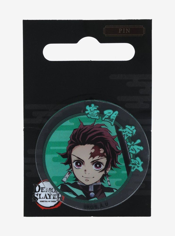 Boxlunch Demon Slayer: Kimetsu no Yaiba Tanjiro Kamado Circle Portrait ...