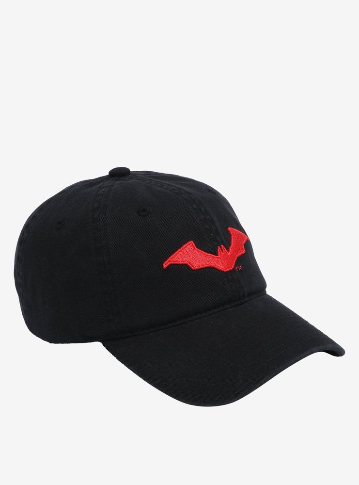 Boxlunch DC Comics The Batman Red Bat Logo Black Cap | Mall of America®