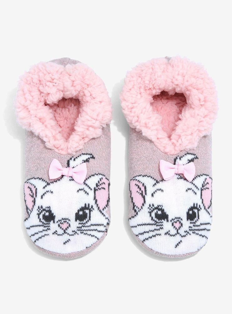 Boxlunch Disney The Aristocats Marie Bow Slipper Socks - BoxLunch ...