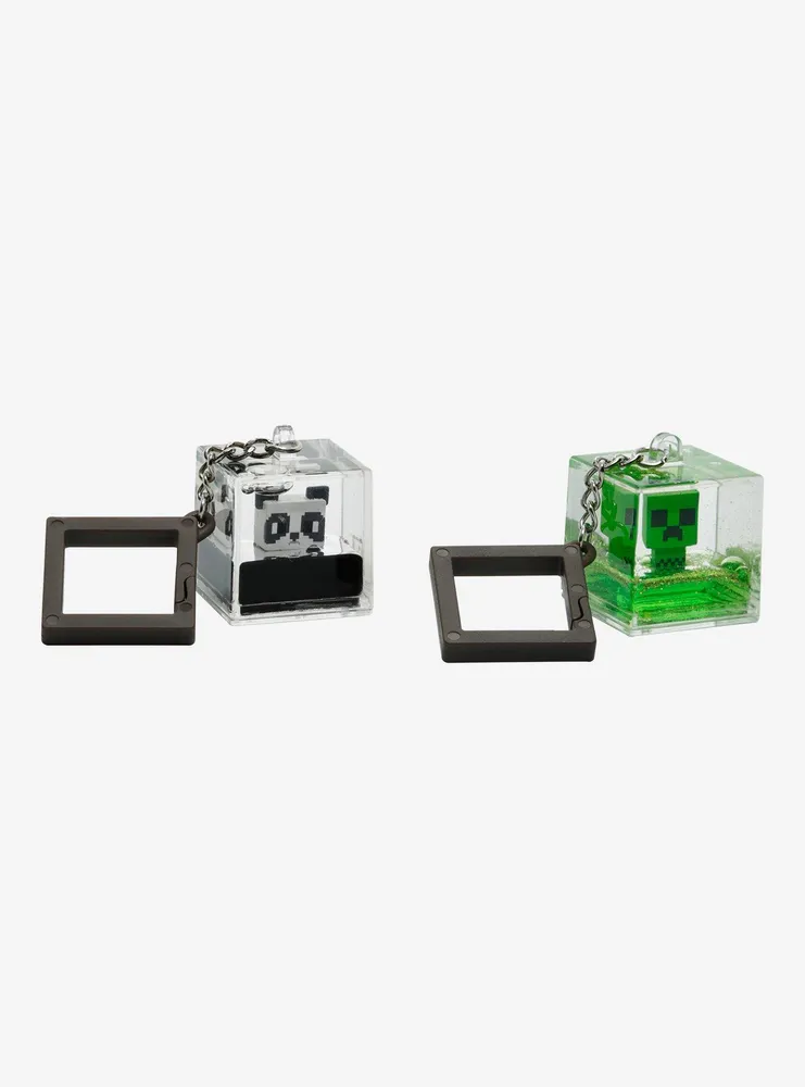 Hot Topic Tsunameez Minecraft Character Liquid Blind Assorted Key Chain ...