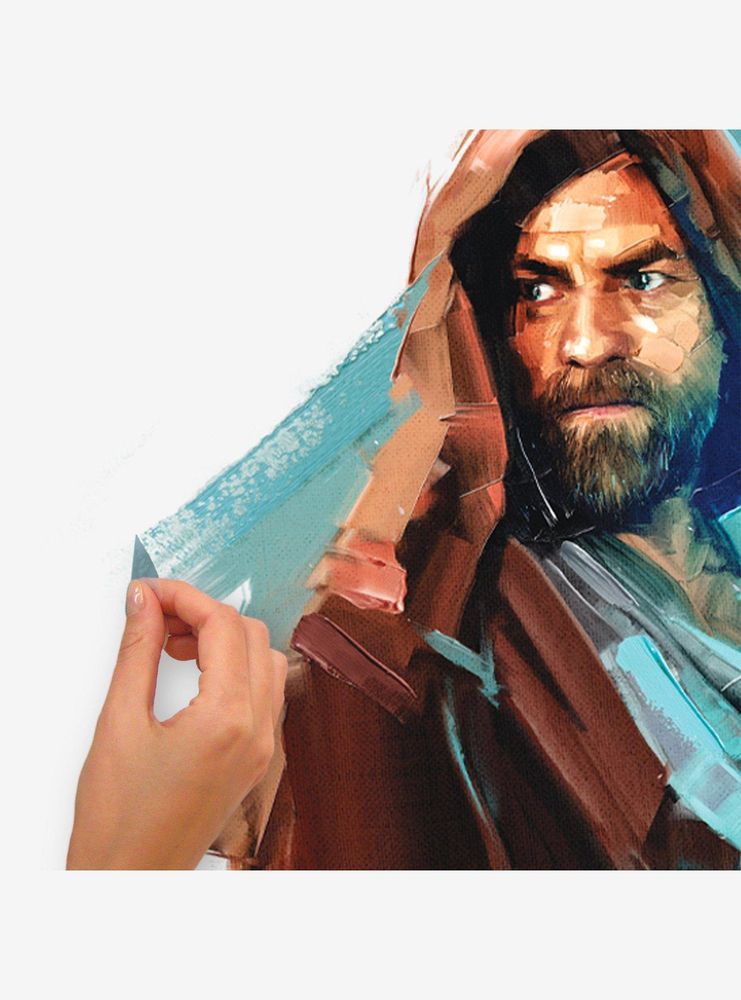 Star Wars Obi Wan Kenobi Painted Peel & Stick Giant Wall Decals at Mall ...