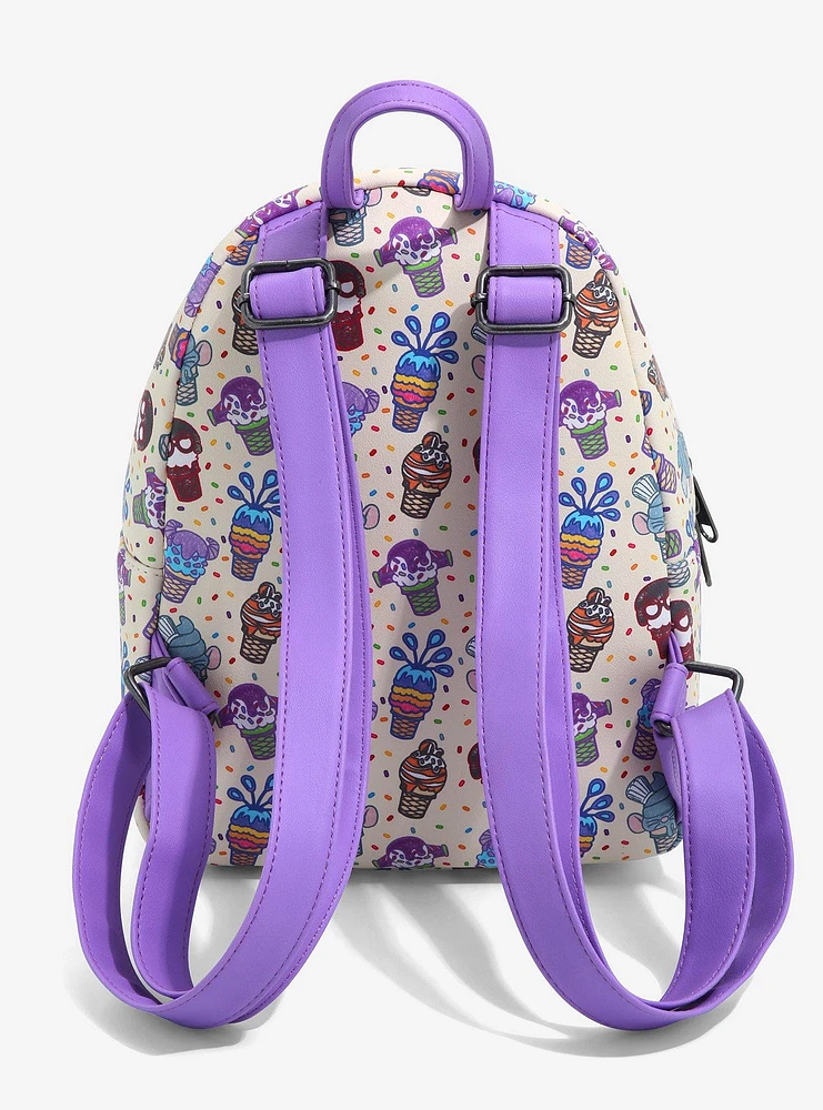 Hot Topic Loungefly Disney Pixar Ice Cream Characters Mini Backpack at ...