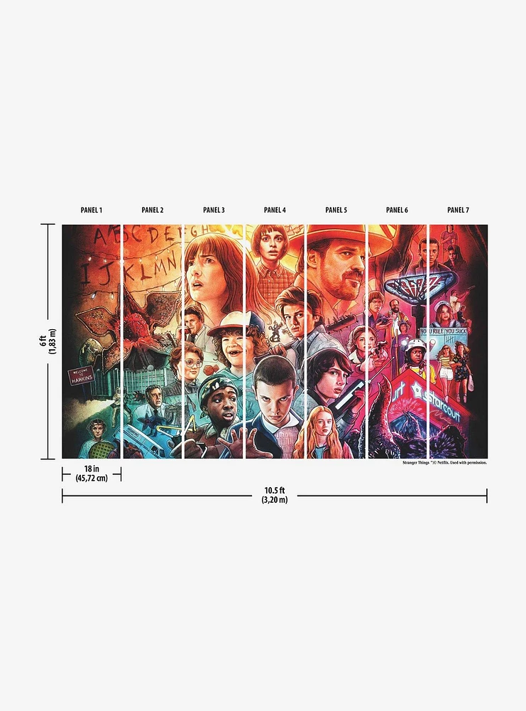 Hot Topic Stranger Things Mural Wallpaper at Mall of America® in ...