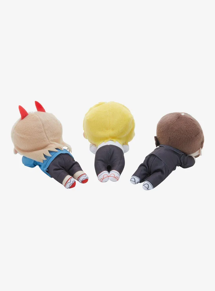 Hot Topic Chainsaw Man Denji Power Kobeni Assorted Laying Down Plush at ...