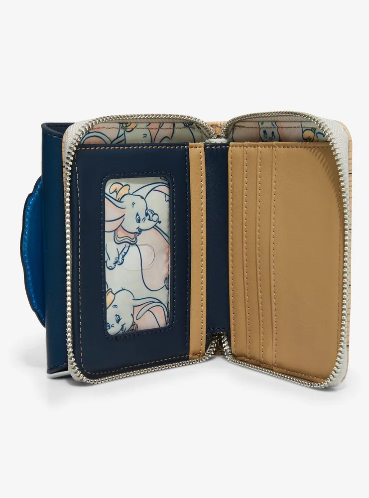Boxlunch Loungefly Disney Dumbo Bath Time Small Zip Wallet - BoxLunch ...