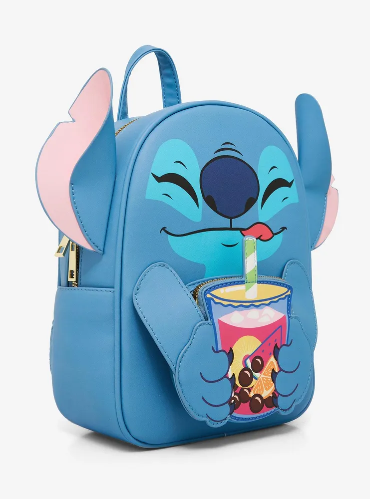 Hot Topic Her Universe Disney Lilo & Stitch Boba Figural Mini Backpack ...
