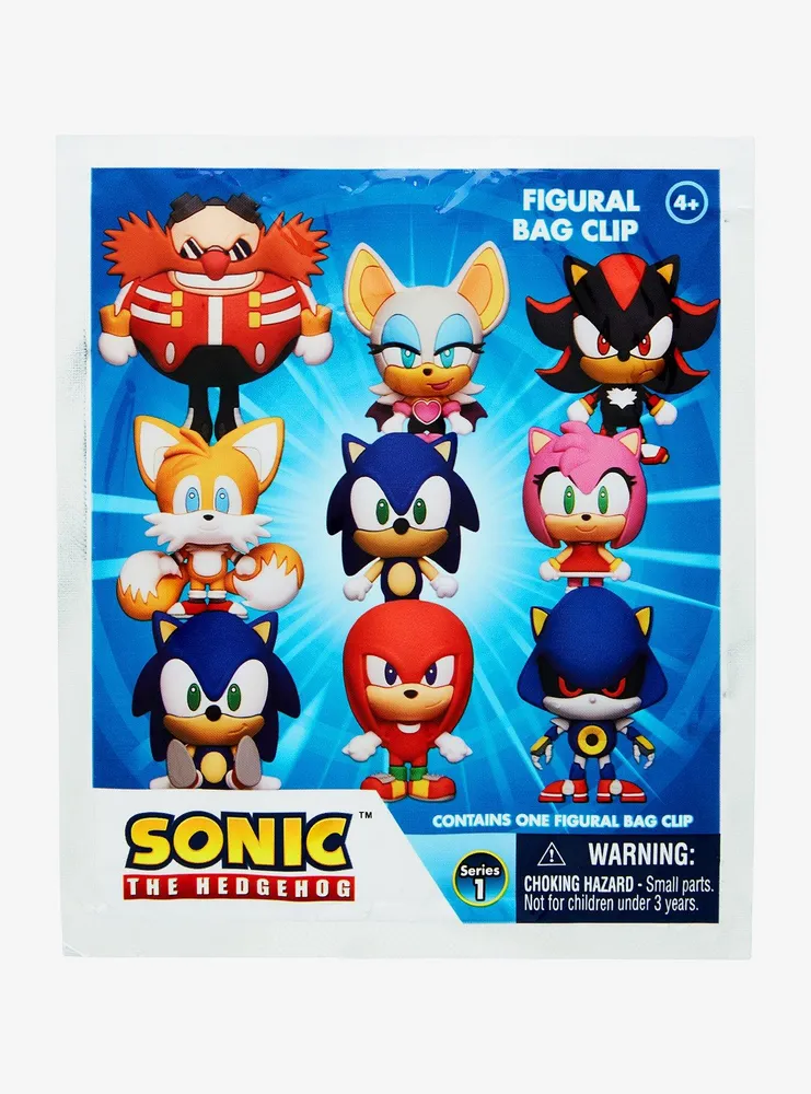 Sonic the Hedgehog Characters Blind Bag Figural Bag Clip at Mall of ...