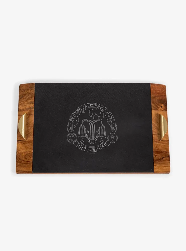 Boxlunch Harry Potter Hufflepuff Covina Acacia And Slate Serving Tray ...