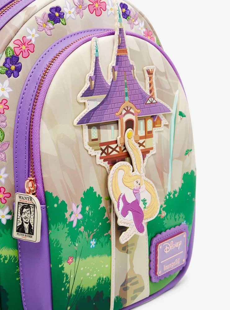 Boxlunch Loungefly Disney Tangled Rapunzel Swinging Mini Backpack ...