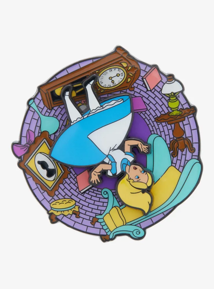 Hot Topic Loungefly Disney Alice In Wonderland Enamel Pin | Mall of ...