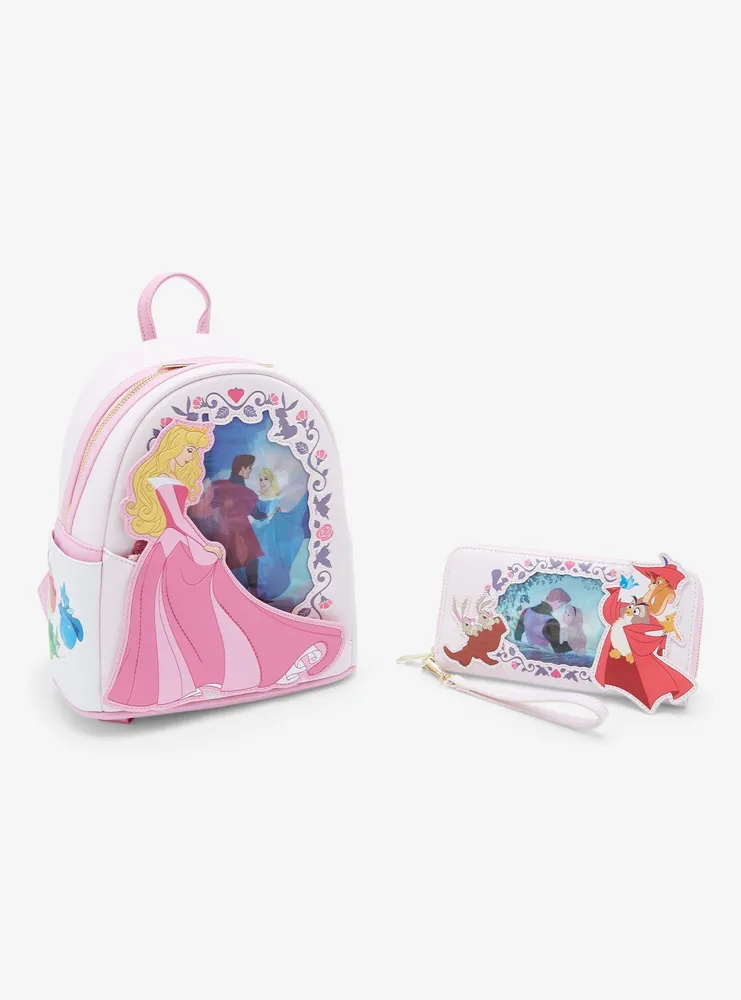 Boxlunch Loungefly Disney Sleeping Beauty Lenticular Portrait Mini ...