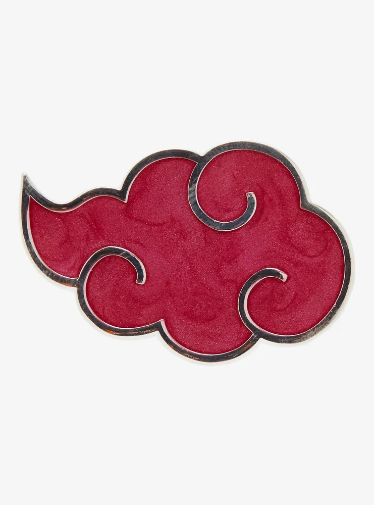 Naruto Shippuden Akatsuki Cloud Pearlized Enamel Pin - BoxLunch ...