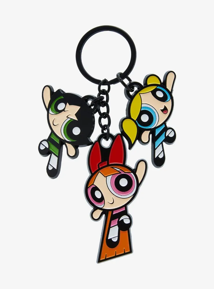 The Powerpuff Girls Figural Multi-Charm Keychain - BoxLunch Exclusive ...