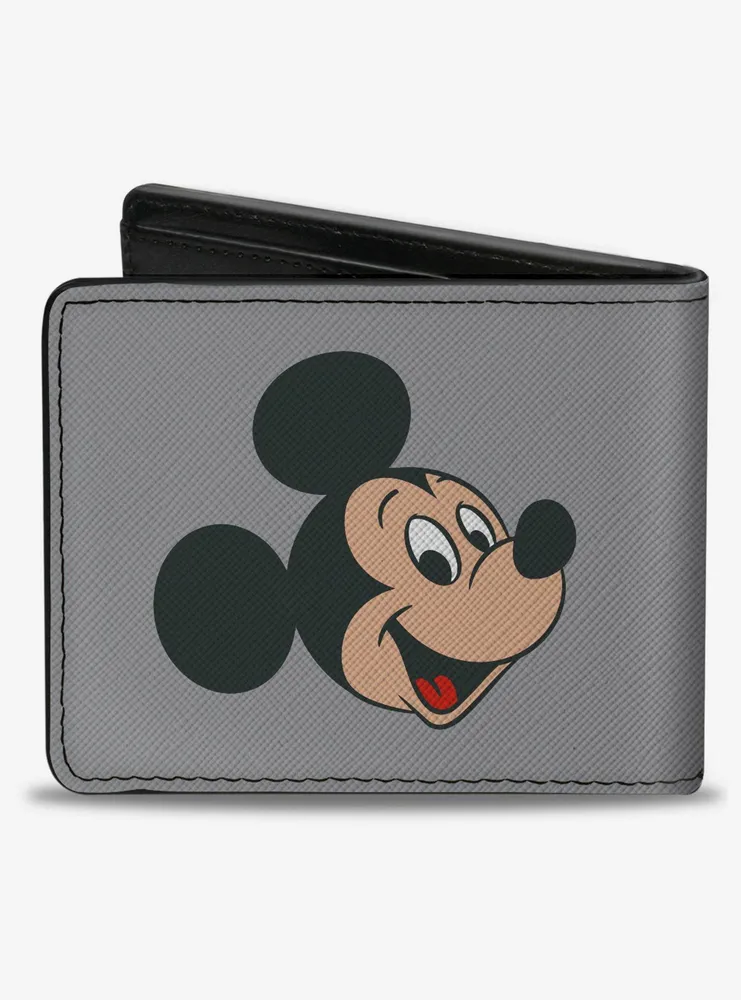 Boxlunch Disney100 Mickey Mouse Club Pose and Face Bifold Wallet | Mall ...
