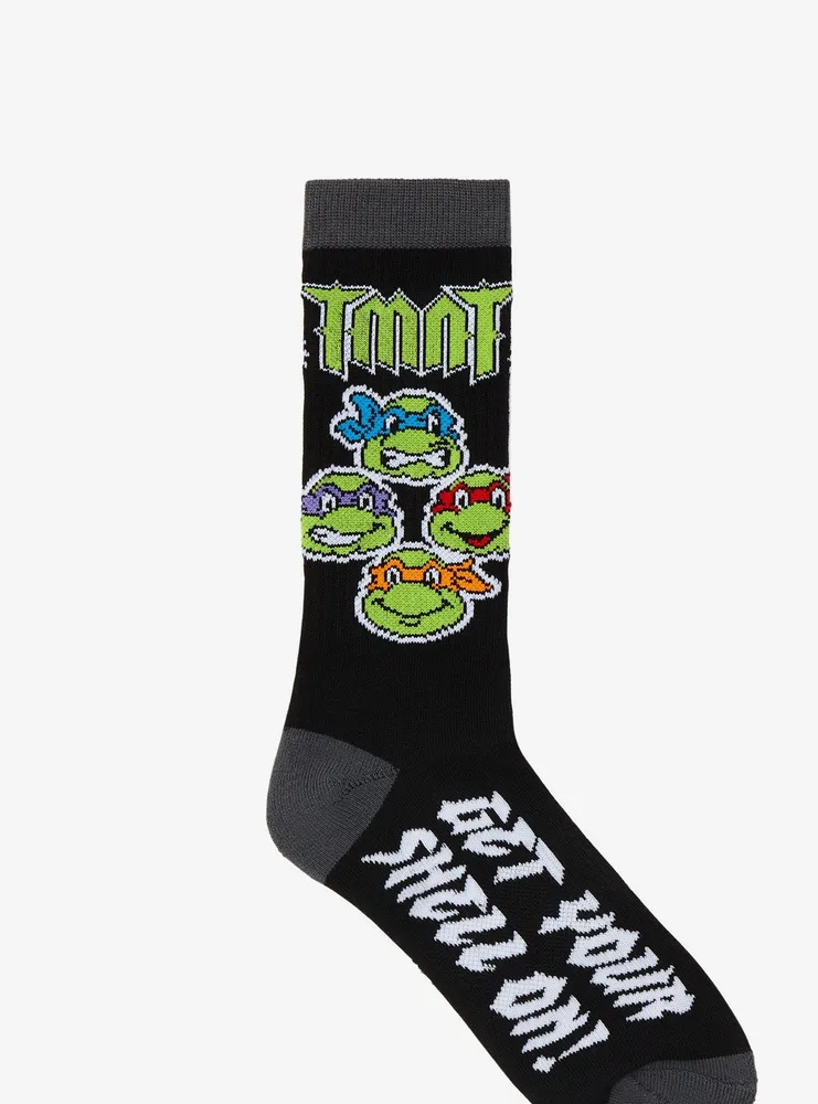 Hot Topic Teenage Mutant Ninja Turtles Character Crew Socks | Mall of ...