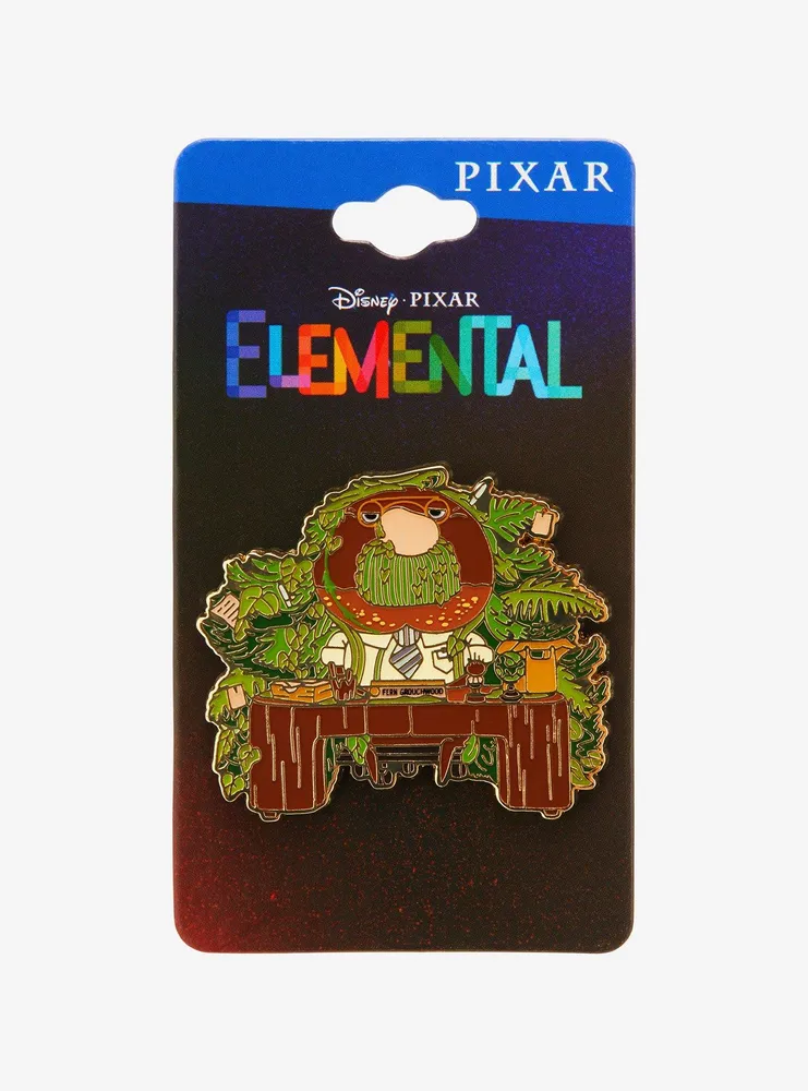 Boxlunch Disney Pixar Elemental Fern at Desk Enamel Pin - BoxLunch ...