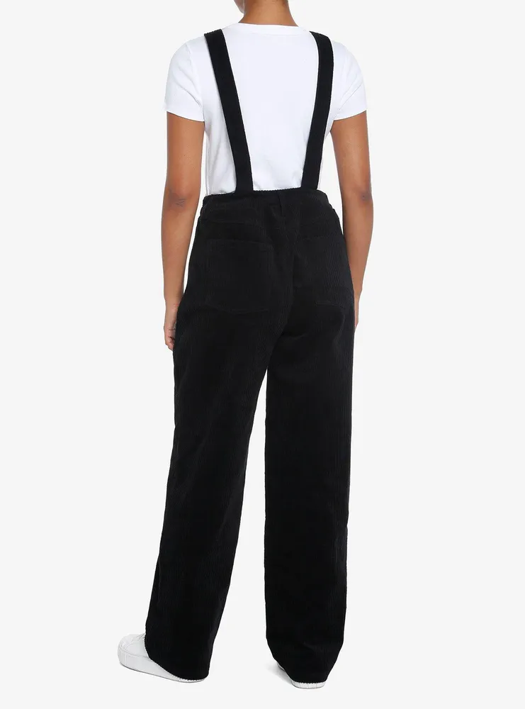Hot Topic Thorn And Fable Mushroom Embroidered Corduroy Girls Overalls