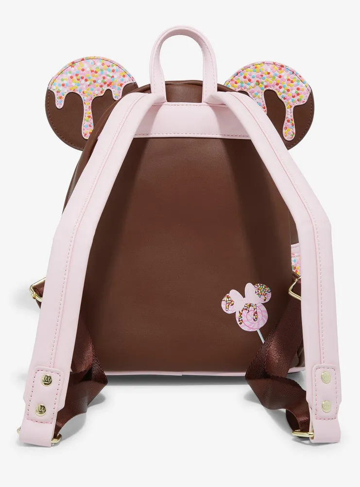 Boxlunch Loungefly Disney Minnie Mouse Chocolate Lollipop Ears Mini ...