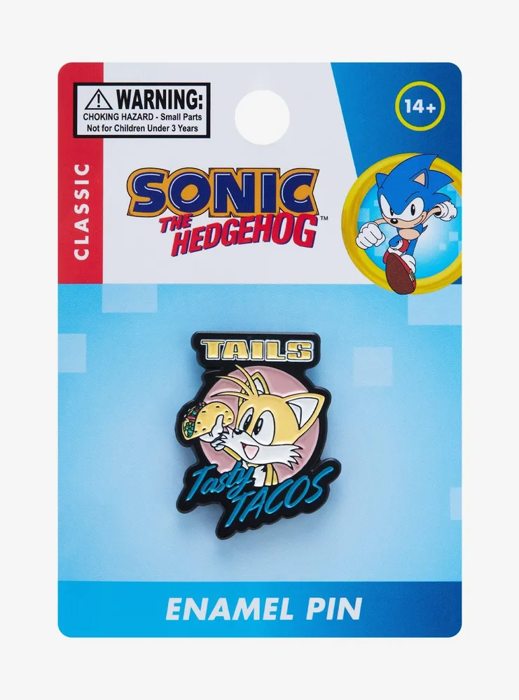 Sonic the Hedgehog Tails Tasty Tacos Enamel Pin - BoxLunch Exclusive at ...