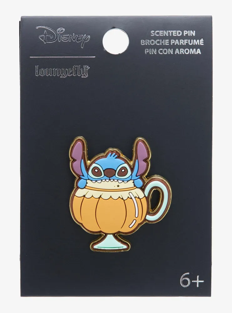 Boxlunch Loungefly Disney Lilo & Stitch Pumpkin Spice Scented Pin ...
