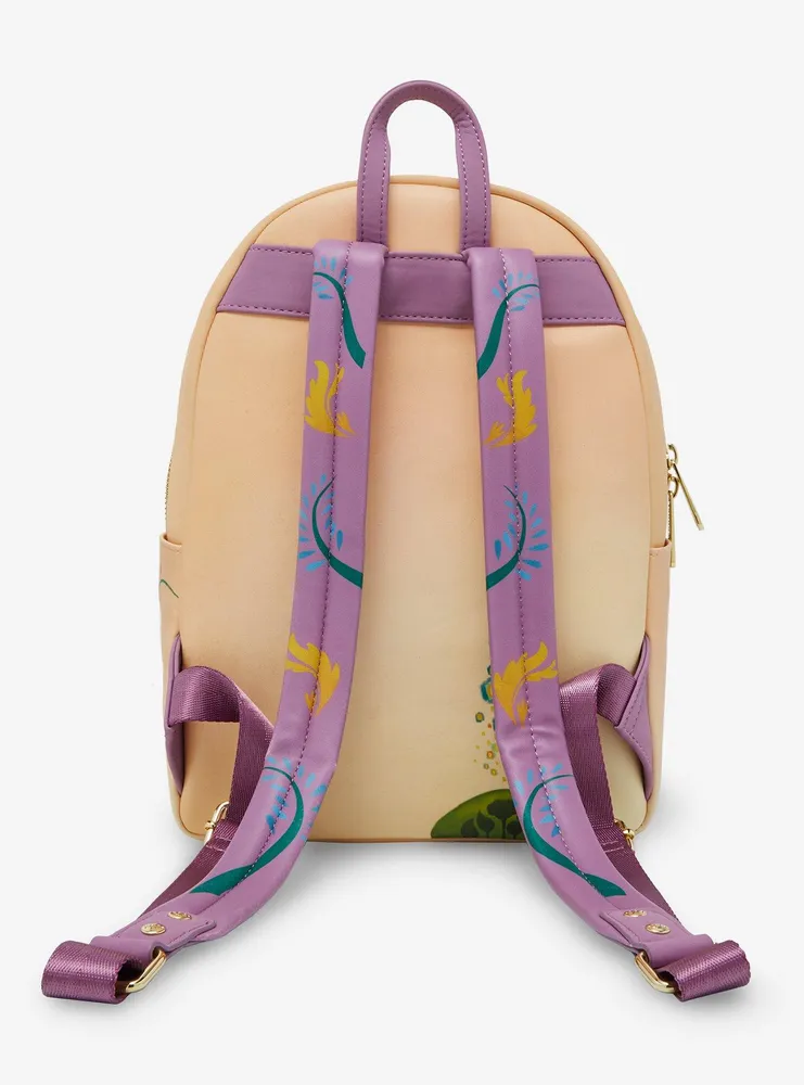 Boxlunch Loungefly Disney Tangled Rapunzel Art Mini Backpack - BoxLunch ...